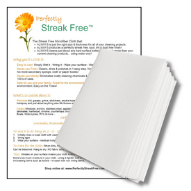 Get a Perfectly Streak Free Clean with Our Microfiber Cloths